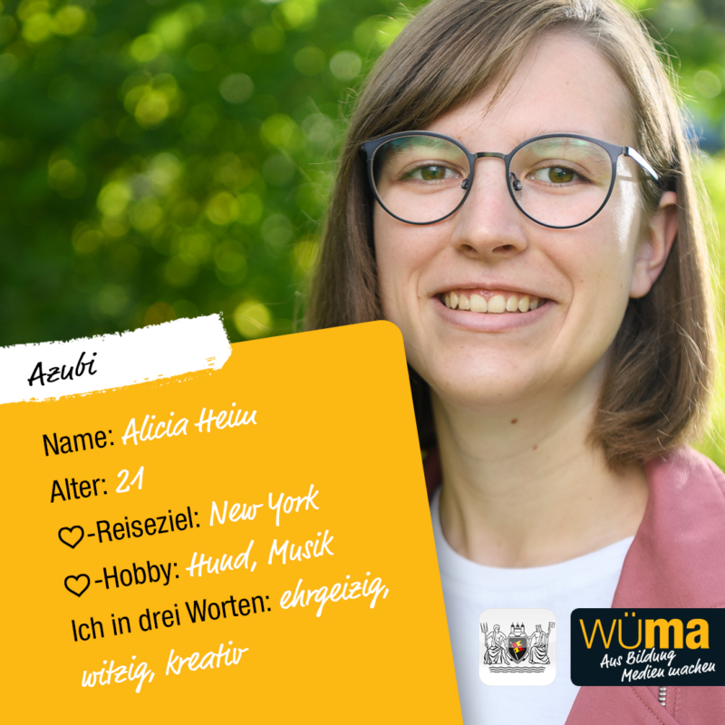 Ausbildung zur Mediengestalterin: Herzlich Willkommen, Alicia!